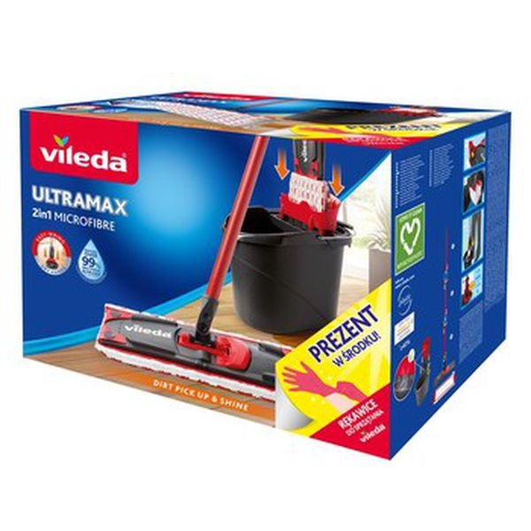 Vileda Ultramax Box šluostė + nemokamos pirštinės - Kaina nuo 24.59 ...